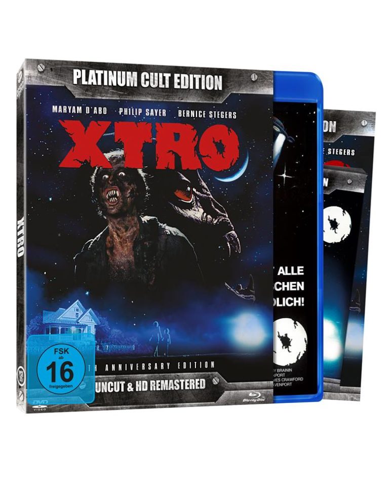XTRO-35th Anniversary Edition, 5-Disc-Edition (2 x Blu-ray, 2 x DVD, 1 ...