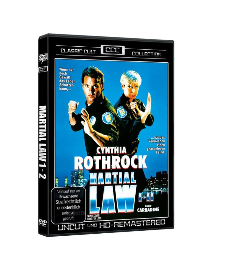 MARTIAL LAW 1+2 & 3 als CCC-DVD Bundle (2-Discs) | Platinum Cult Edition