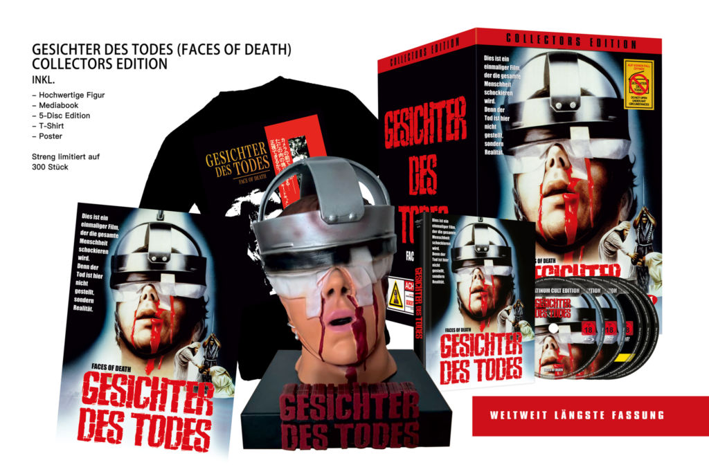 GESICHTER DES TODES – Collectors-Edition mit ALLEN FASSUNGEN, inkl. der ...