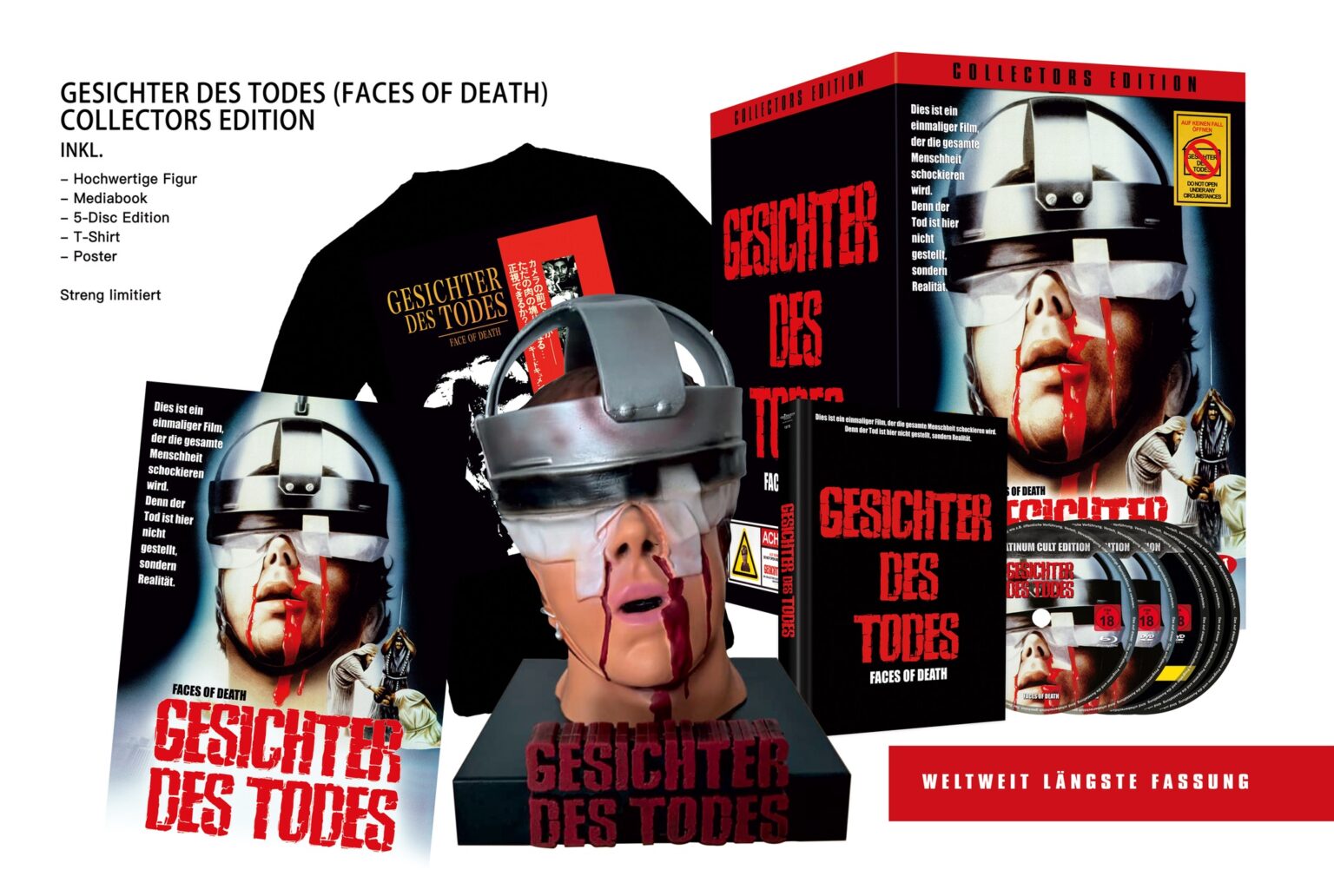 GESICHTER DES TODES – Figuren-MediaBook-Collectors-Edition mit ALLEN ...