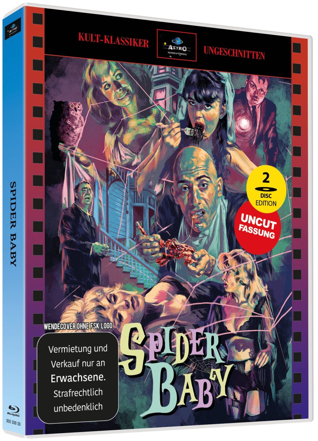 SPIDER BABY – 2 Disc-Scanavo Edition – Cover 1 limitiert auf 200 Stück ...